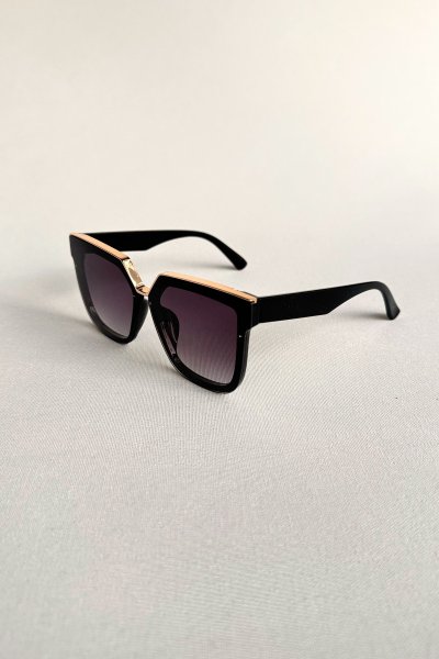 Siyah Cam Siyah Çerçeve Gözlük | musthave